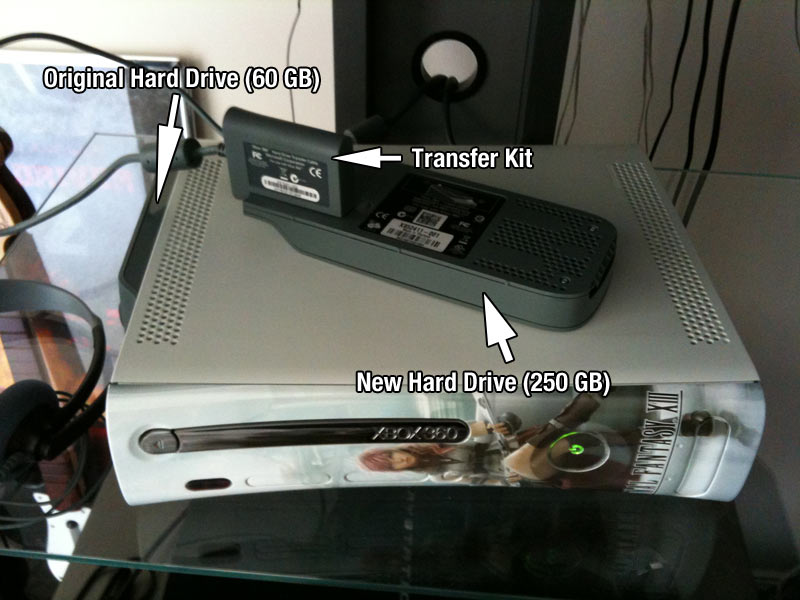 Pictorial: The Xbox 360 Hard Drive Transfer Kit – Oddball Update
